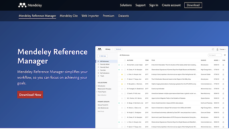 Literaturverwaltungs- und Zitationsprogramm Mendeley – ELLA